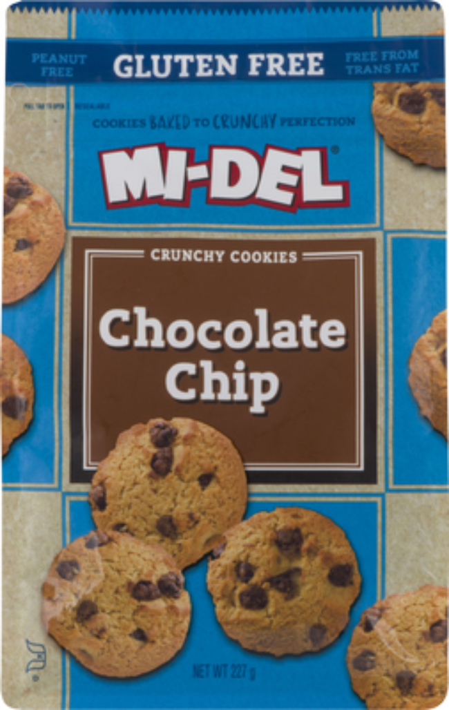 MIDEL GLUTEN FREE CHOCOLATE CHIP COOKIES 8 PACK | FoodServiceDirect.ca ...