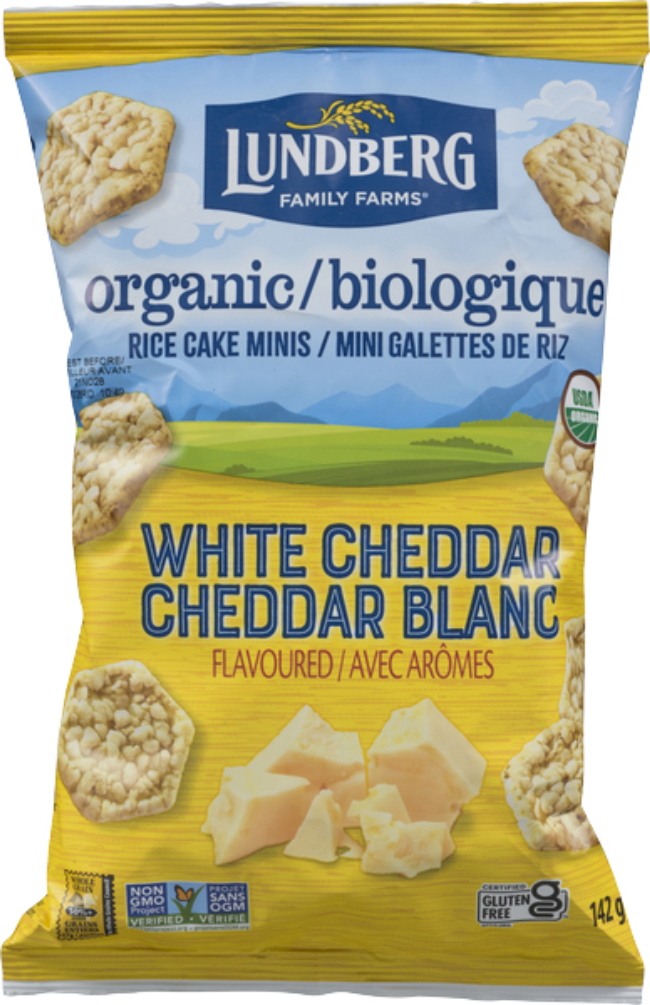 Organic Rice Cake Minis White Cheddar | FoodServiceDirect.ca - Canada's ...