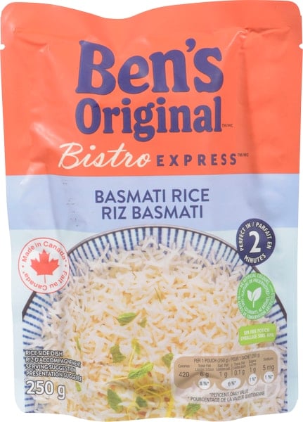 RICE BISTRO EXPR. BASMATI RICE | FoodServiceDirect.ca - Canada's Widest ...