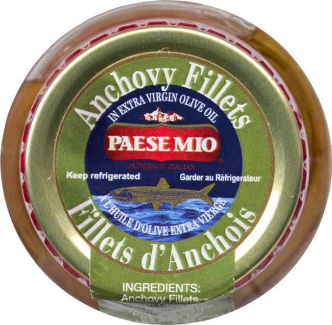 PAESE MIO ANCHOVY FILLETS EVOO 150G | FoodServiceDirect.ca - Canada's ...