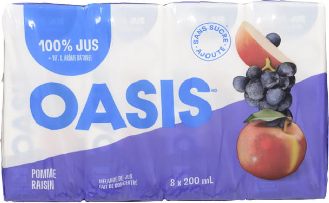 OASIS APPLE/GRAPE JUICE