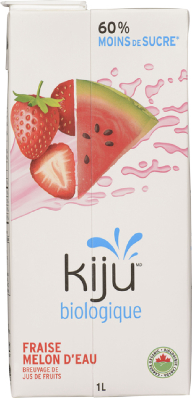 Kiju Organic Fruit Juice Beverage Strawberry Watermelon 1 L
