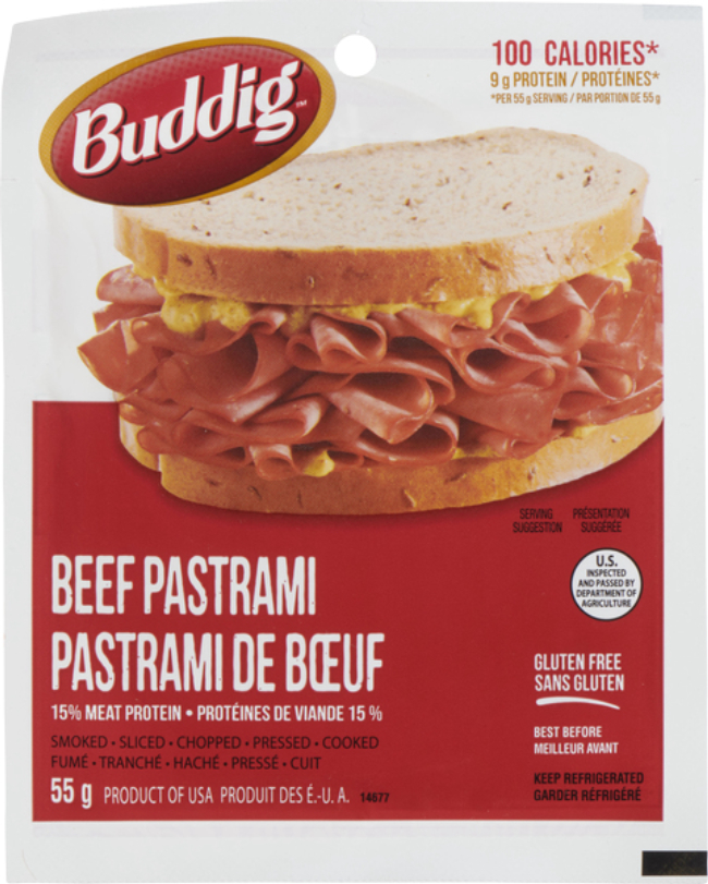CARL BUDDIG SMOKED BEEF PASTRAMI THIN SLICED MEAT | FoodServiceDirect ...