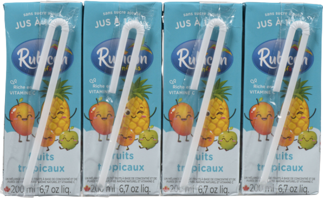 Rubicon Tropical Fruit Exotic Juice Drink 8x4x200ml - NSA
