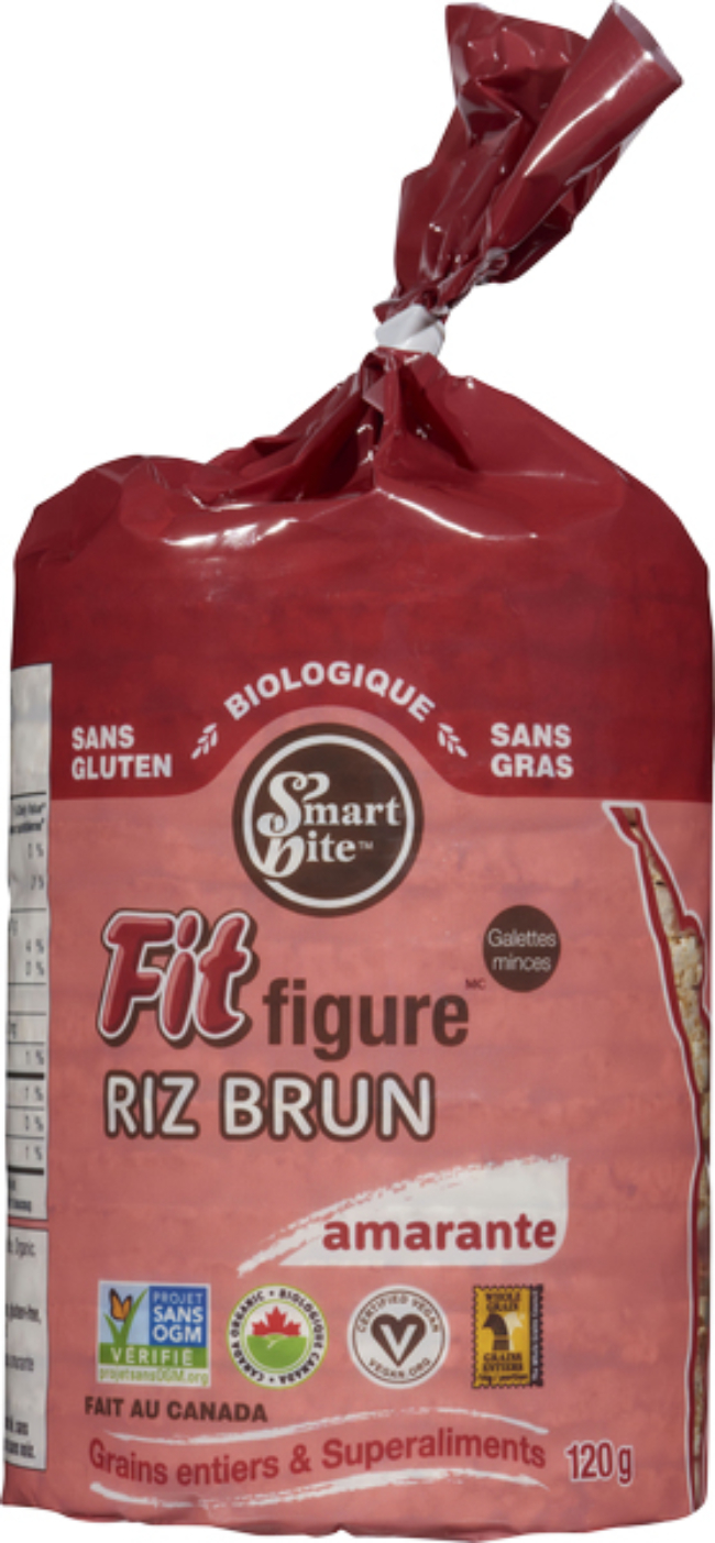 Smartbite Snacks Smartbite Organic Whole Grain Brown Rice Cakes With ...