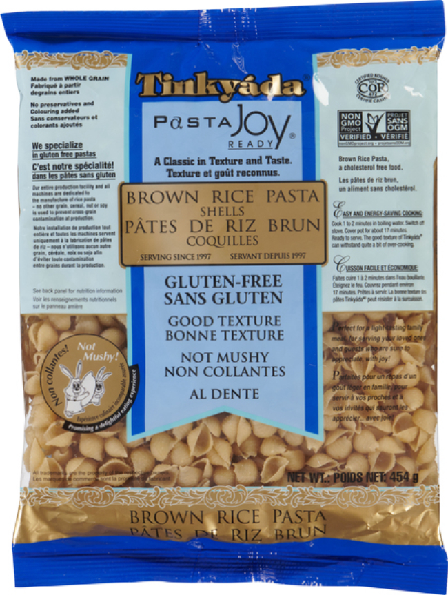 TINKYADA BROWN RICE SHELLS PASTA | FoodServiceDirect.ca - Canada's ...