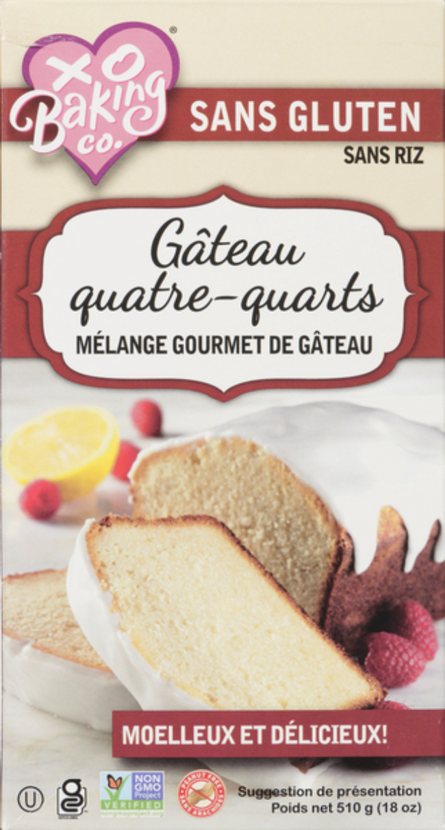 XO BAKING GLUTEN FREE POUND CAKE MIX | FoodServiceDirect.ca - Canada's ...