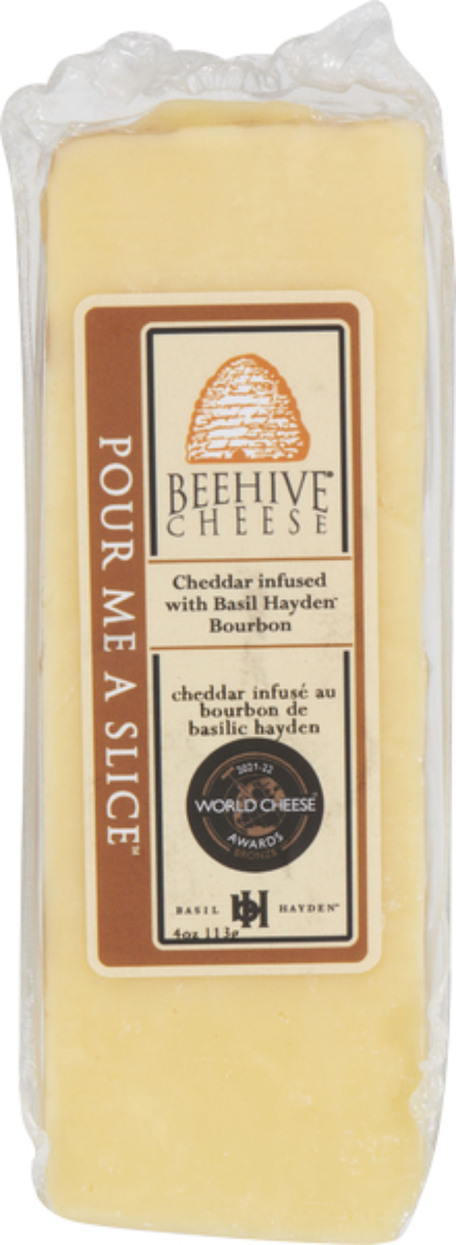 BEE POUR ME A SLICE CHEDDAR INFUSED WITHBASIL HAYDEN'S BOURBON ...
