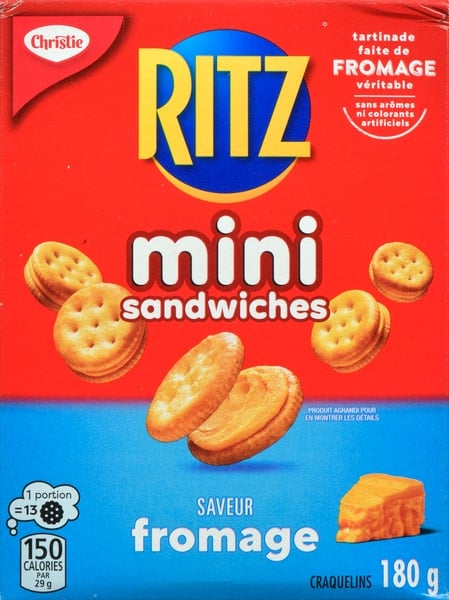 COOKIE MINI RITZ W/CHEESE