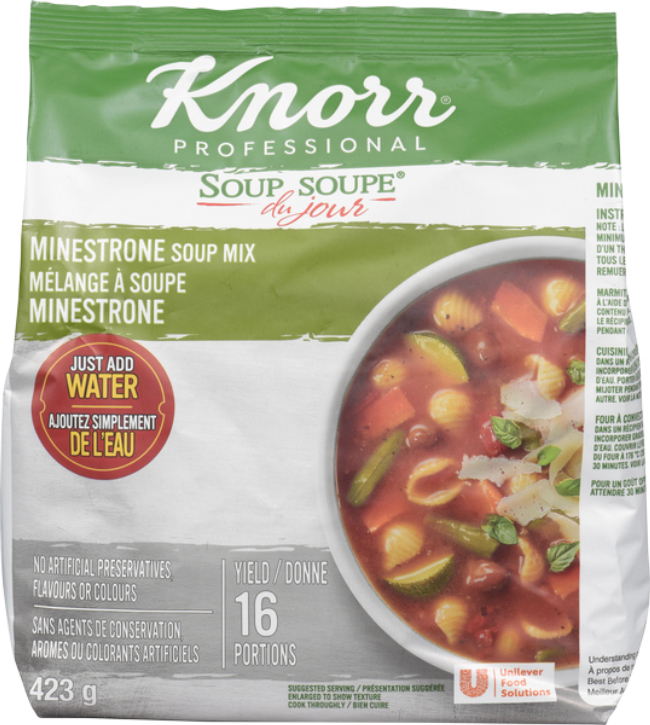 Soup du Jour Minestrone Soup Mix | FoodServiceDirect.ca - Canada's ...