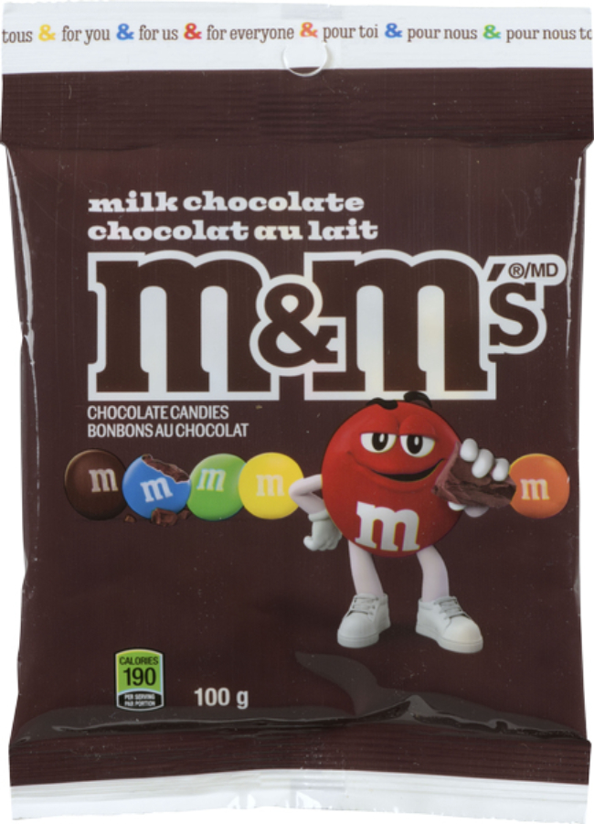 M&m's M&ms Mc Pgpk 100g 24cs (m&m's Confectionary)