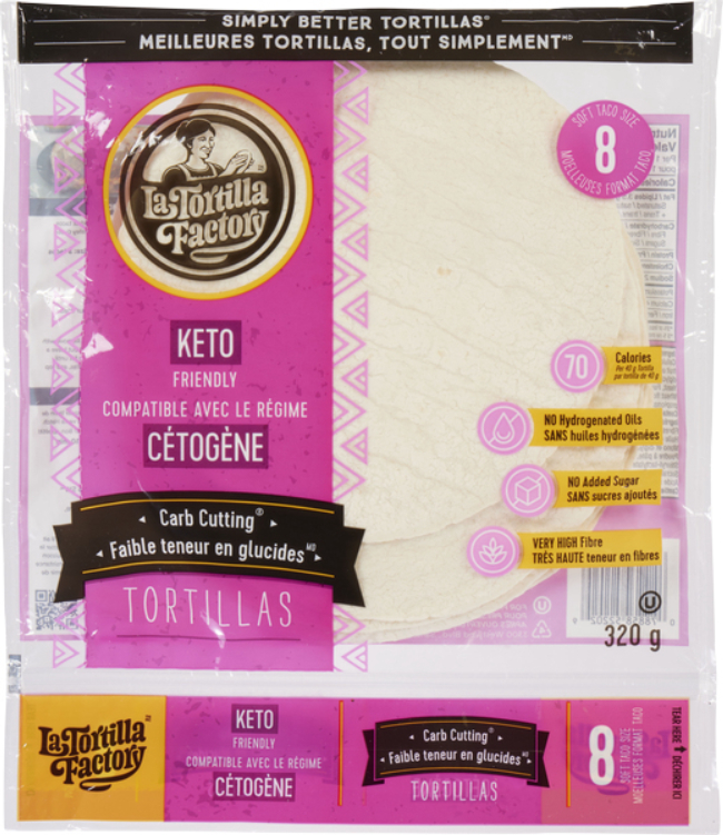 La Tortilla Carb Cutting Keto Flour Tortilla (ltf Shipper Keto Flour)