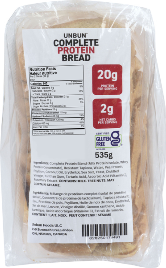 Unbun Complete Protein Bread| 535 Gram