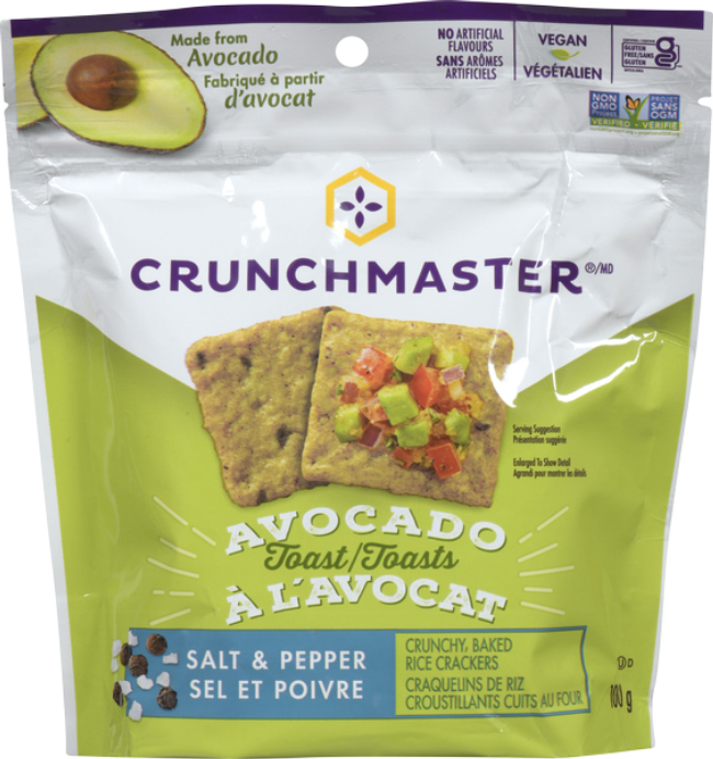 Crunchmaster Cm Avocado Toast Salt & Pepper (cm Avocado Toast Salt ...