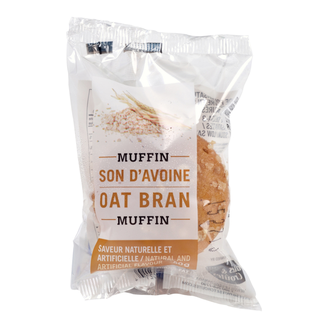 MUFFIN OAT BRAN IND. WRAPPED