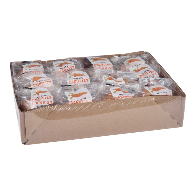 MUFFIN CARROT IND. WRAPPED