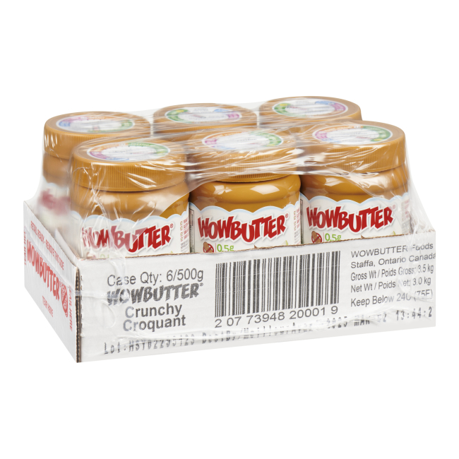 WOWBUTTER - CRUNCHY - (Peanut Free Spread) | FoodServiceDirect.ca ...