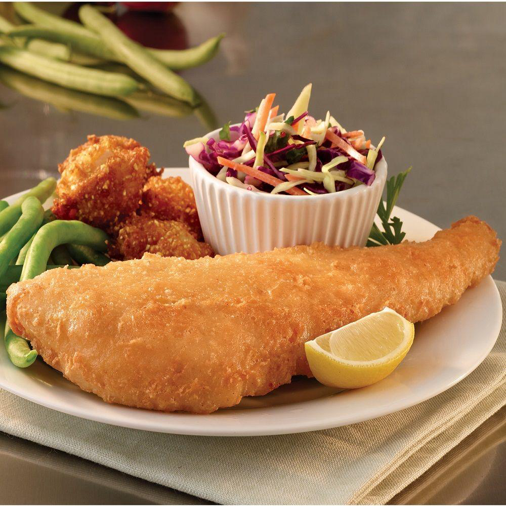 HADDOCK GOLDEN ALE BEER BREADED