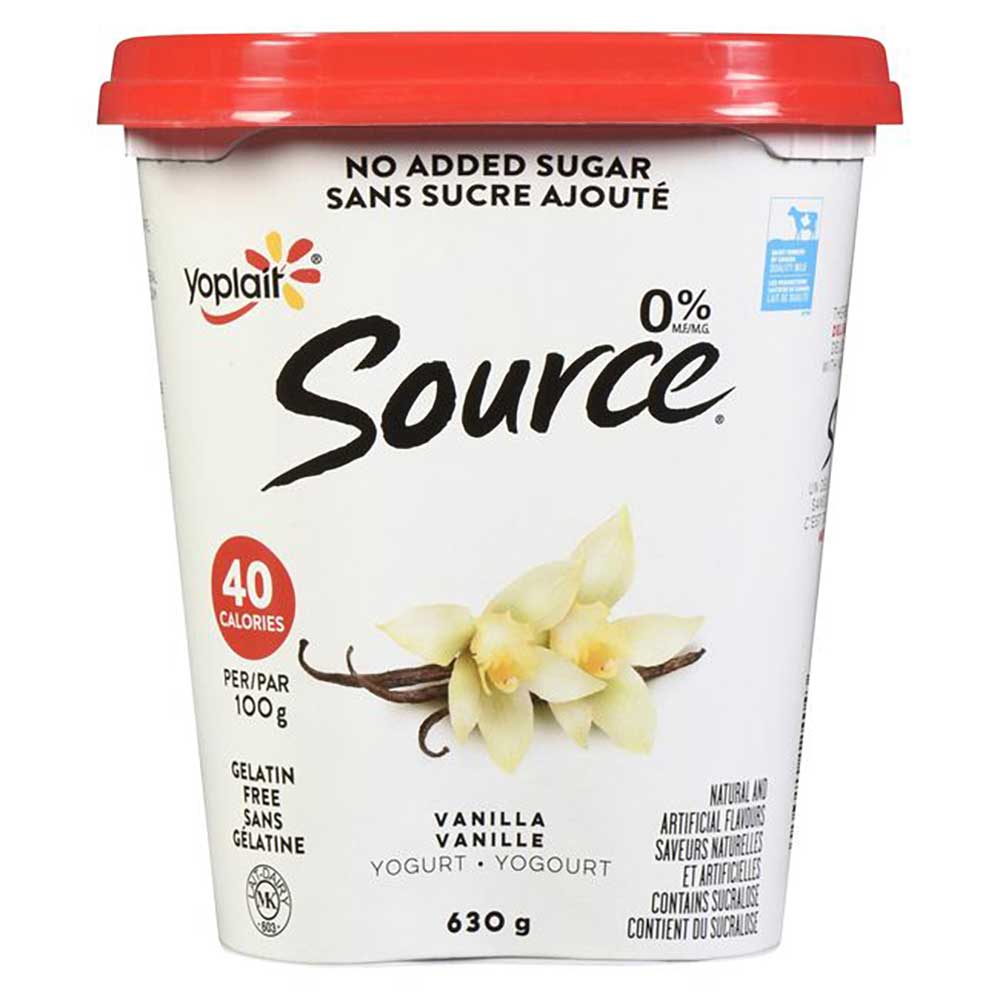 Yoplait Source Vanilla Yogurt| 630 Grams