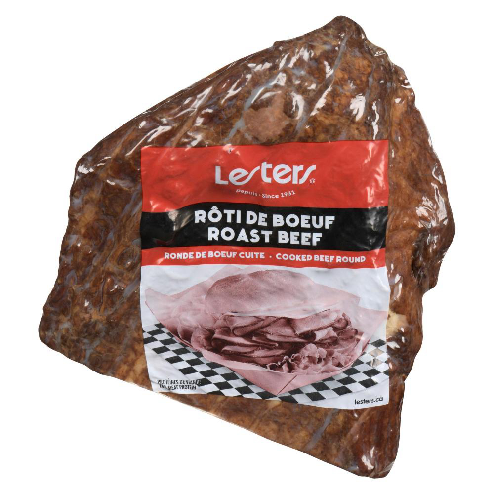 Lesters Beef Roast Round Cooked