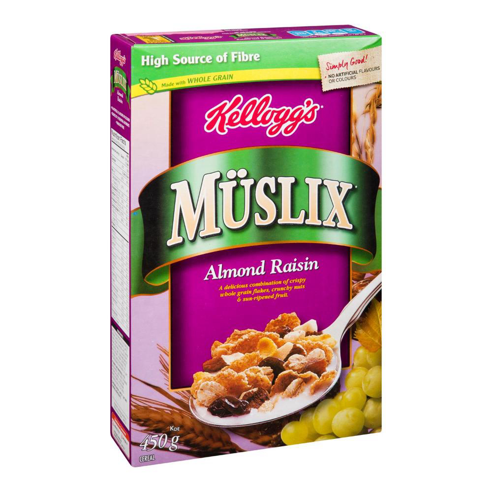CEREAL MUSLIX RAISIN/ALMOND | FoodServiceDirect.ca - Canada's Widest ...