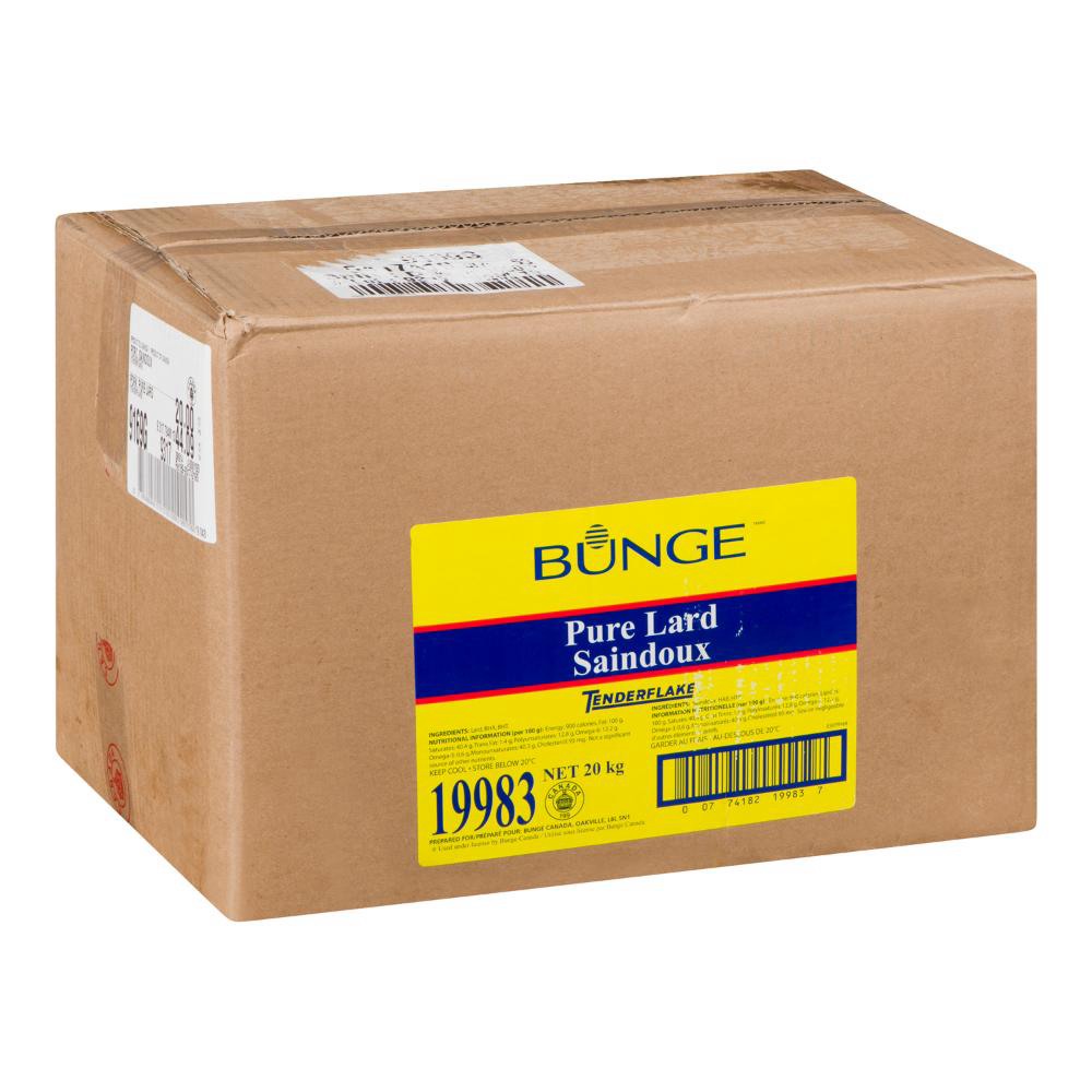 Tender flake Pure Shortening Lard Cube | FoodServiceDirect