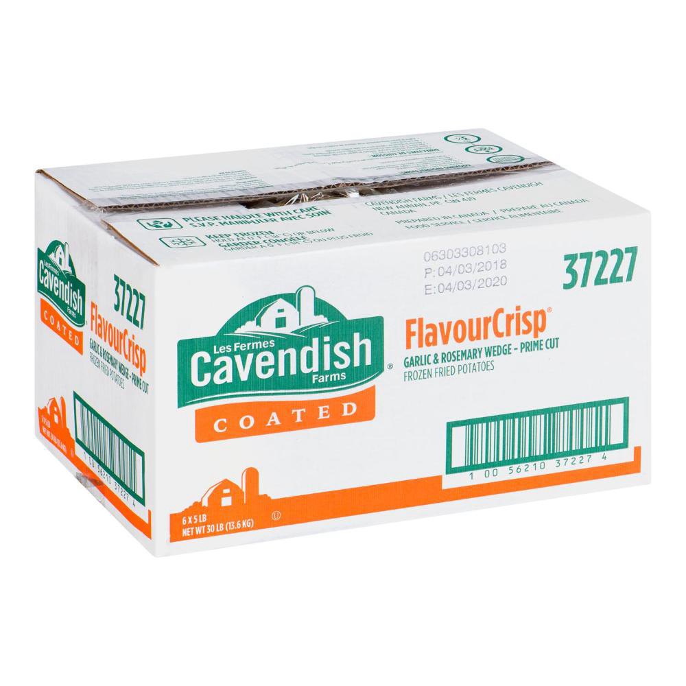Cavendish Potato Wedge Garlic Rosemary