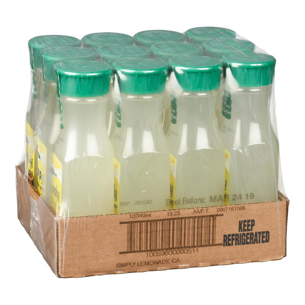 Simply Lemonade Juice, 340 mL -- 12 per case
