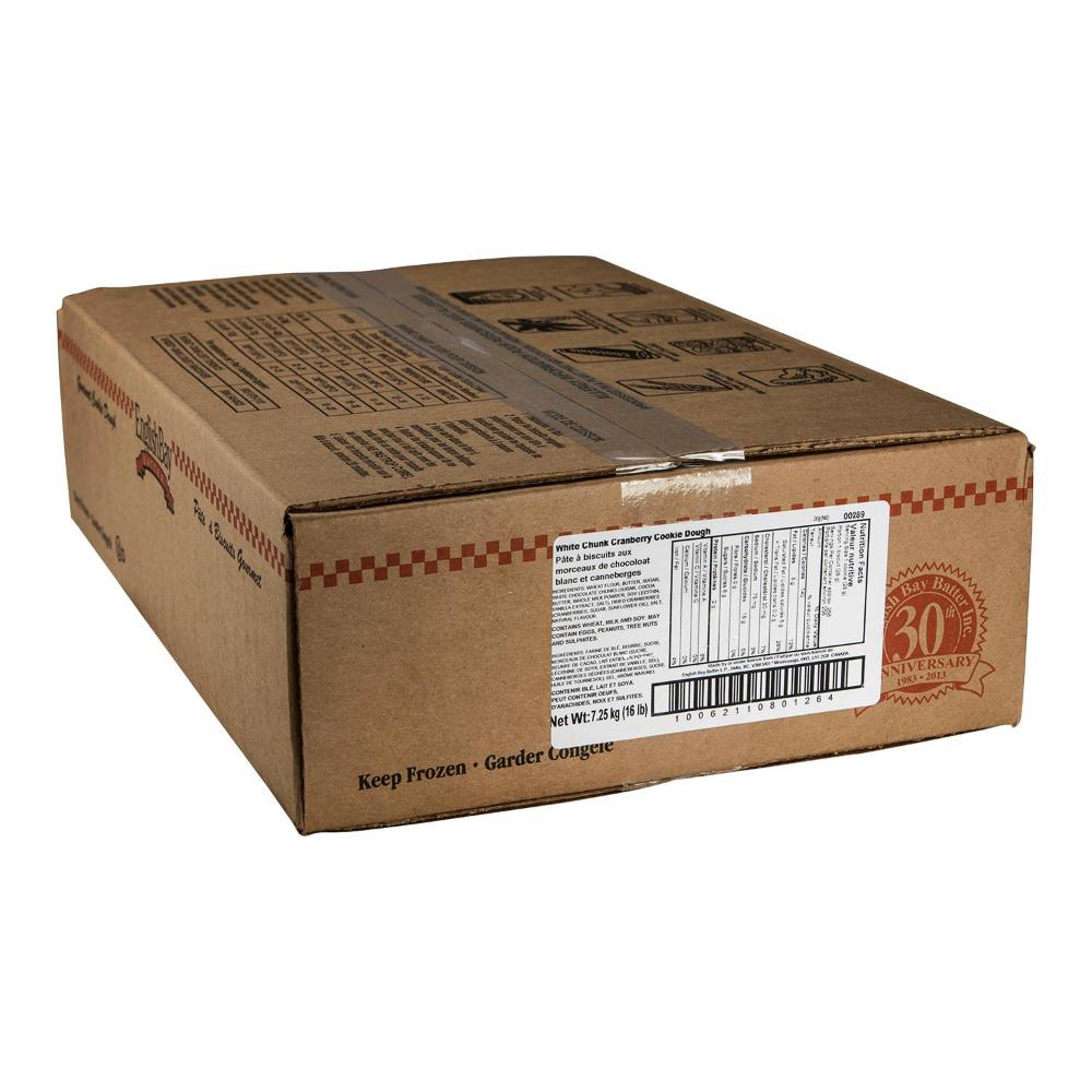 English Bay White Chocolate Shortbread Cookie Dough | FoodServiceDirect