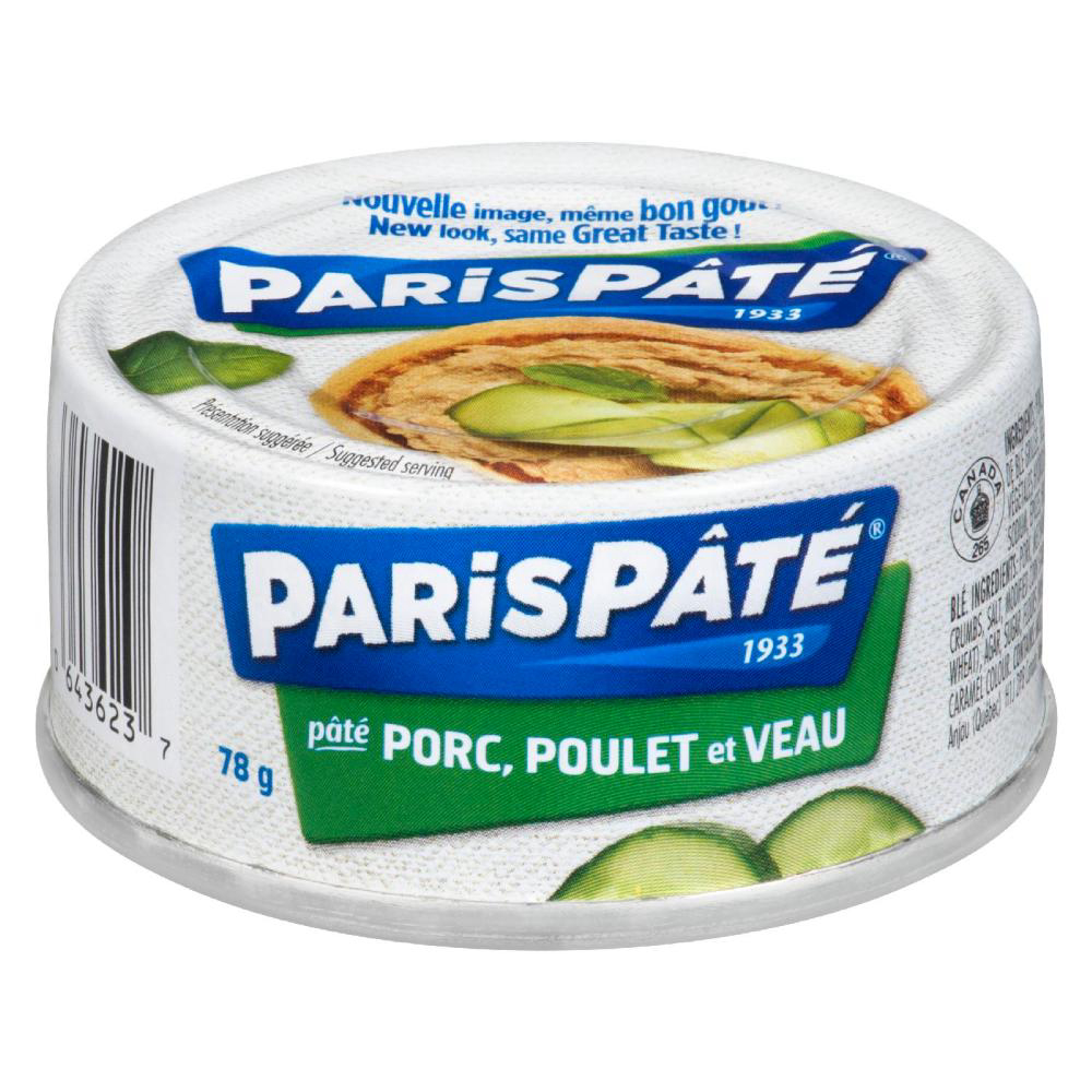 PARIS PATE PORK CHICKEN VEAL | FoodServiceDirect.ca - Canada's Widest ...