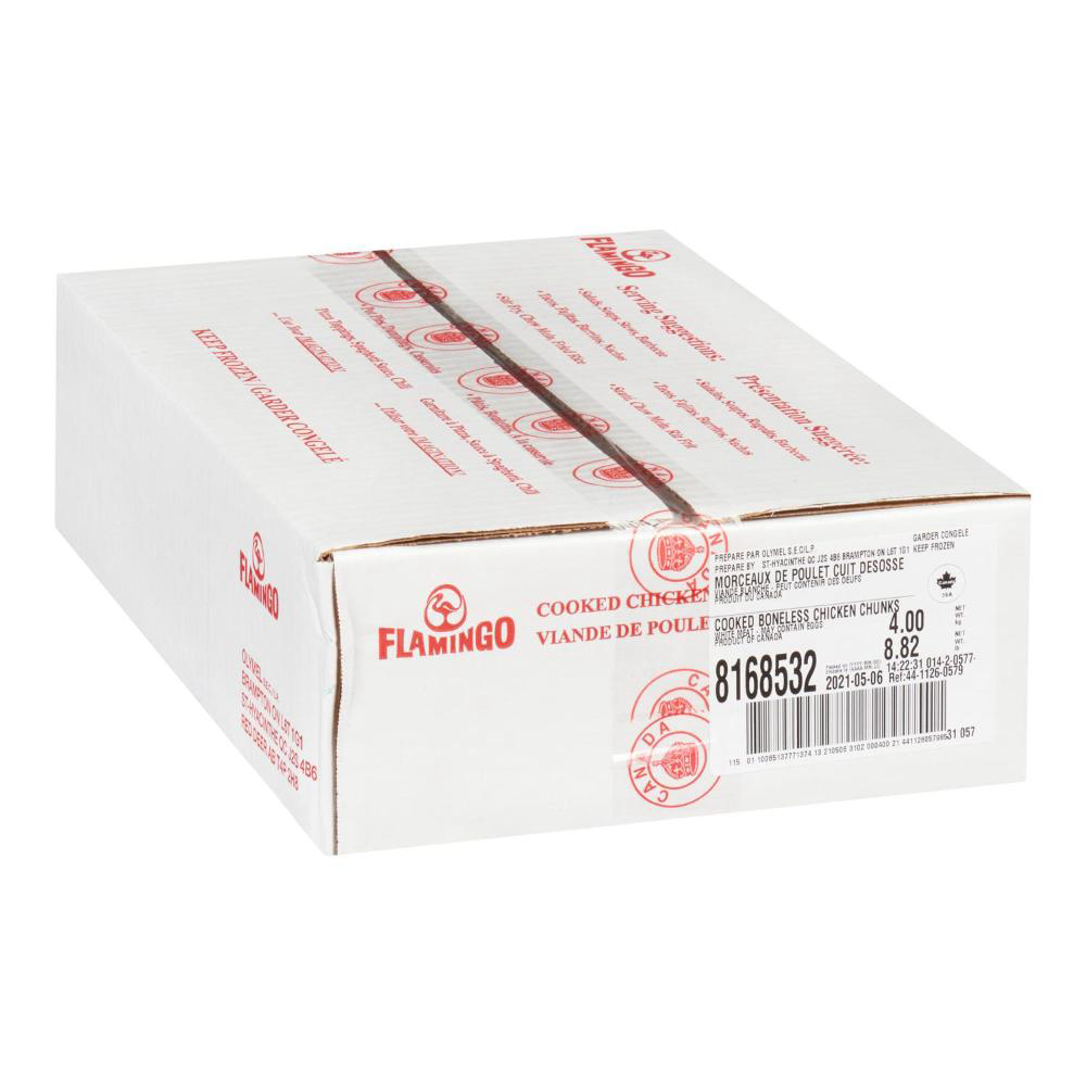 Olymel Basic Chicken Breast Boneless Chunk Cooked Iqf