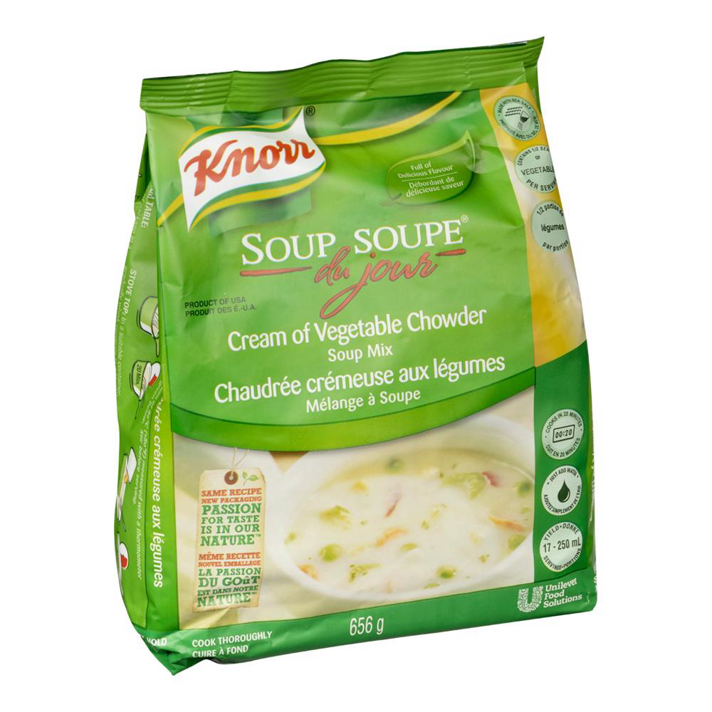 Soup du Jour Cream of Vegetable Chowder Soup Mix | FoodServiceDirect.ca ...