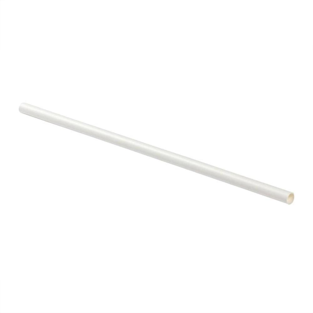 STRAW PAPER GIGANT.WH IND.PACKED 10.25''