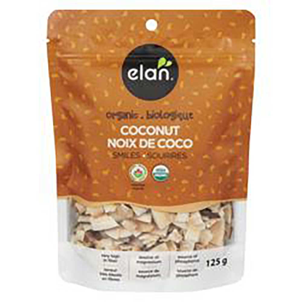 Elan Coconut Smiles (elan - Organic Coconut Smiles 8x125g)