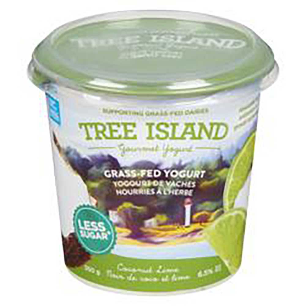 Tree Island Gourmet Yogurt Greek Yogurt - Coconut Lime (tree Island ...