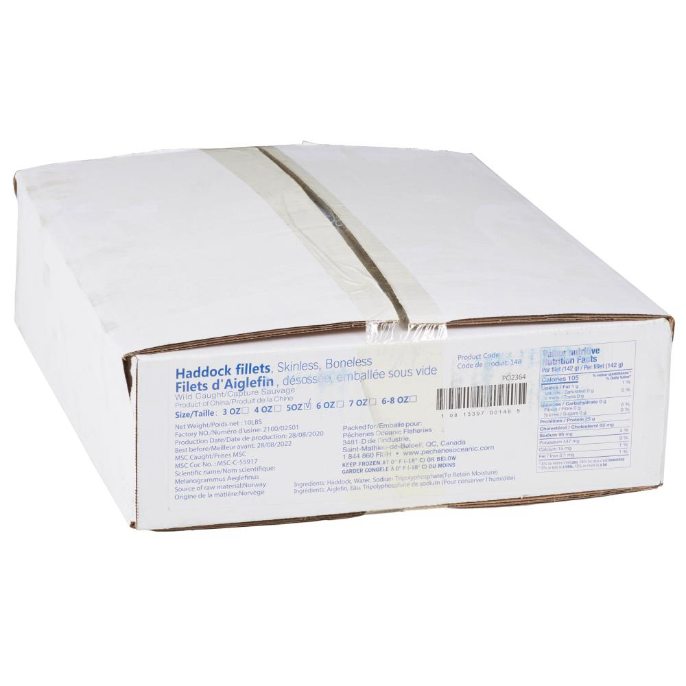 Oceanic Haddock Fillet 5oz Msc Iqf