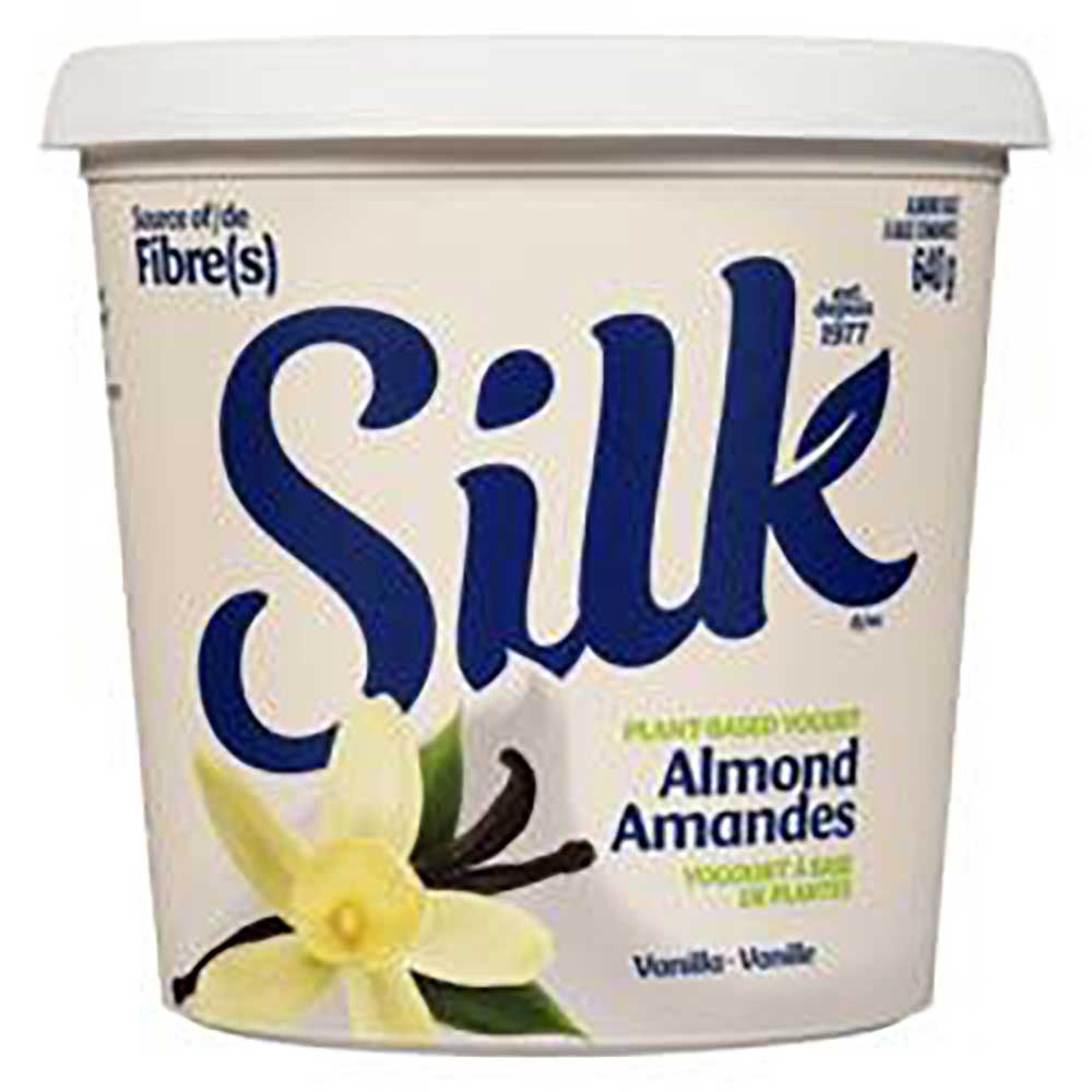 Silk Silk Plant Based Yogurt Almond Vanilla 640g (silk Plant Based ...