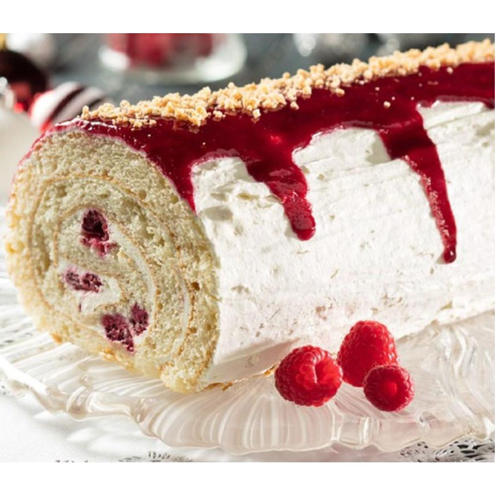 CAKE XMAS LOG RASPBERRY