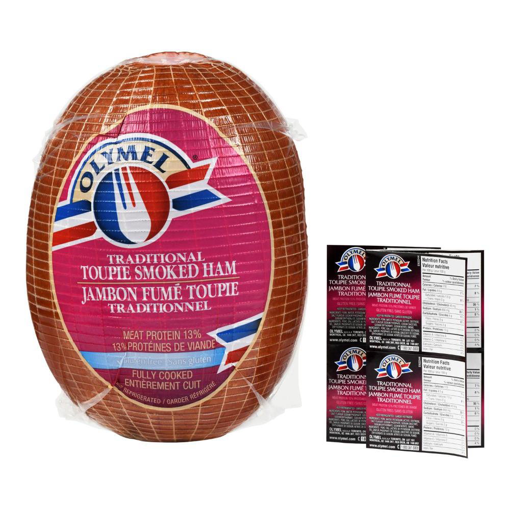 Olymel Ham Smoked Cooked Toupie Style 13%